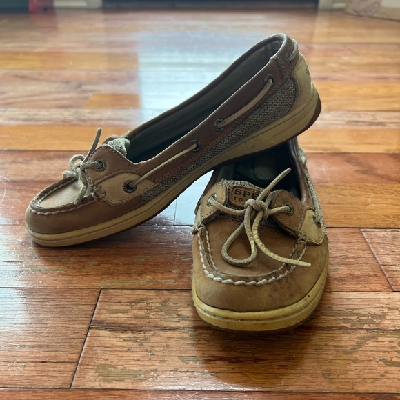 Sperry | Shoes | Sperry Womens 8m Tan Angelfish Boat Shoes | Poshmark